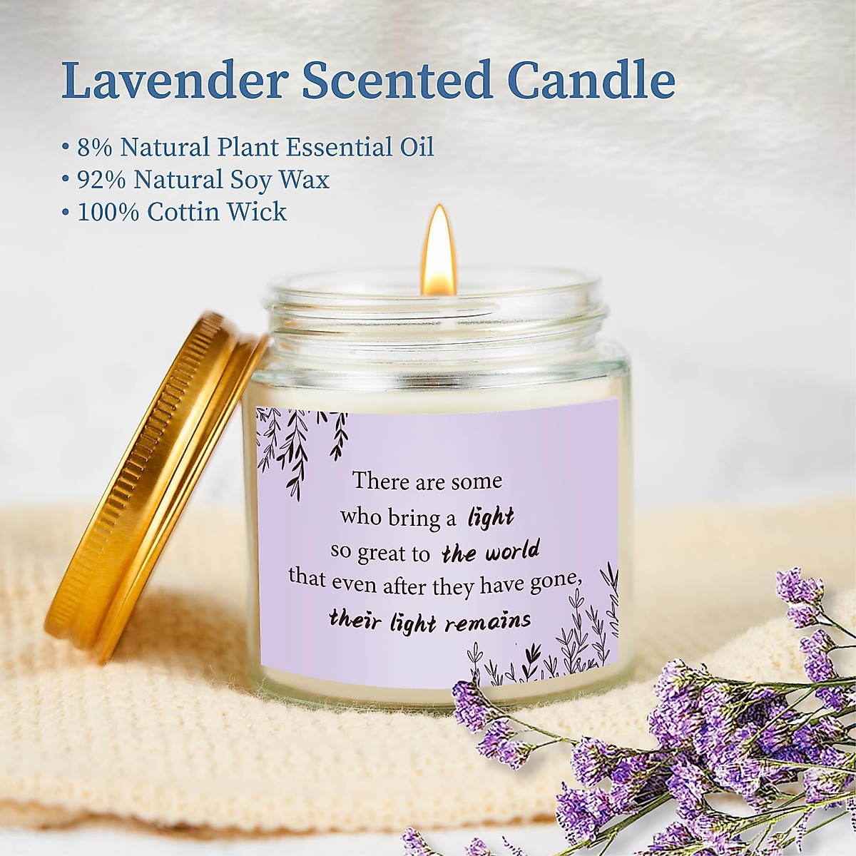 Violet Flower Sympathy Gift Baskets Bereavement Condolences Gifts for Women, Grieving Funeral Gifts Ideas to Express Comfort, Remembrance, Healing, Inspirational Sorry for Your Loss Gifts