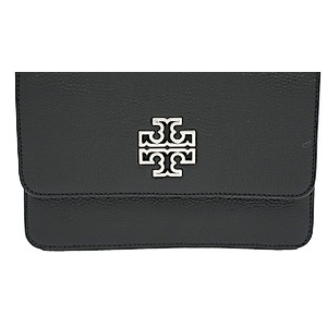 Tory Burch 73505 Black/Stainless Steel Hardware Britten Small Women's Adjustable Shoulder Bag