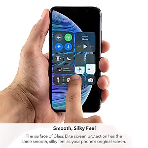 ZAGG InvisibleShield Glass Elite Screen Protector - Made for Apple iPhone 11 Pro - Case Friendly Screen - Impact & Scratch Protection, 200103912