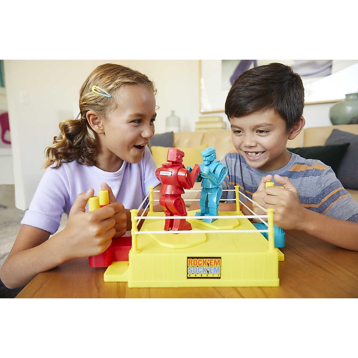 Mattel Games Rock 'Em Sock Em Robots: You Control The Battle of The Robots in a Boxing Ring!