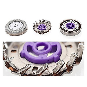 HQ56 Replacement Shaver Head compatible with Philips Norelco HQ56 Replacement Shaving Heads 3 Pcs（Amazon Selection）