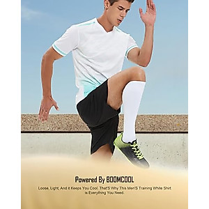 6 Pack Gym Shirts for Men Workout Set Athletic Clothes Outfits Gym Active Athletic Basketball Running Shirts Shorts