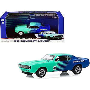 1969 Chevrolet Camaro #88"Falken Tires 1/43 Diecast Model Car by Greenlight 86343
