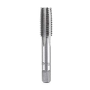 Metric Thread Tap Set, M3 M4 M5 M6 M8 M10 M12 7pcs Hand Threading Tool for Wood, Plastic