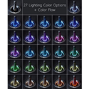 U-Chill™ In-Counter Beverage and Wine Cooling Cylinder | Smart-Touch Stainless Steel Finish | 27 Color LED Lighting Options | Energy Efficient Dry Cooling