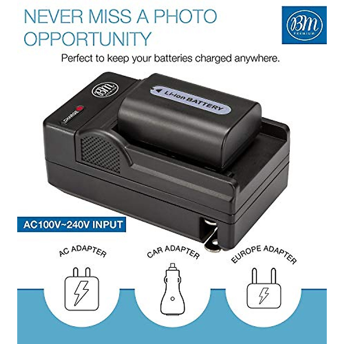 Pack Of 2 NP-FH50 Batteries + Battery Charger For Sony Alpha DSLR A230 DSLR A290 DSLR A330 DSLR A380 DSLR A390 Digital SLR Camera + More!!