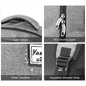 YAMTION 17.3 Inch Travel Backpack for Men and Women,School Bookbag for Teenager,Business Laptop Bookbag with USB Charging port for Business Work College Travel Trip