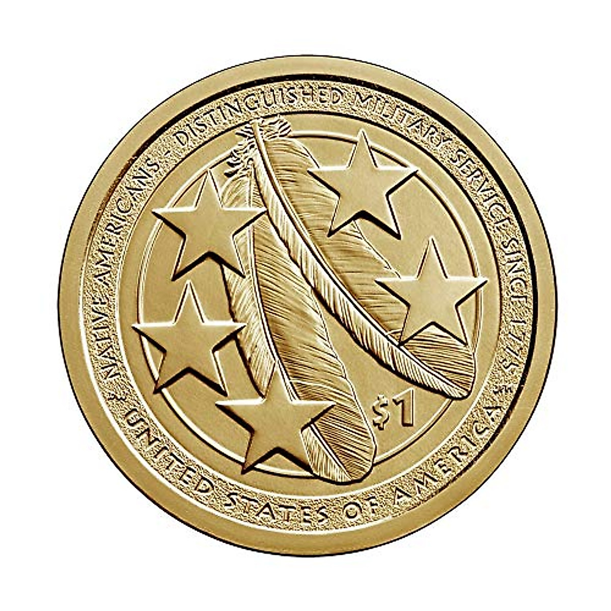 2021 D Native American (Sacagawea/Golden) Dollar 25 Coin Bankroll Uncirculated