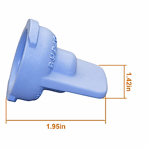 WP12664501 For Whirlpool Refrigerator Fil-ter Bypass Cap W11395888 12664501SP plugs EveryDrop Fil-ter 4 slot - 1 Pack