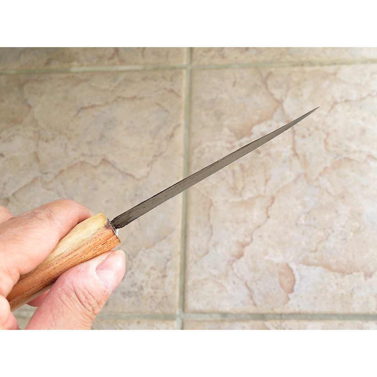 Crude - 3.5 Inch Asian Paring Knife - Carbon Steel - Thin, Light, SHARP !