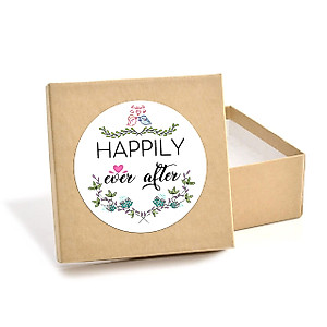 Happily Ever After Wedding Favor Wedding Stickers Wedding Favor Gift Labels Stickers-120PCS