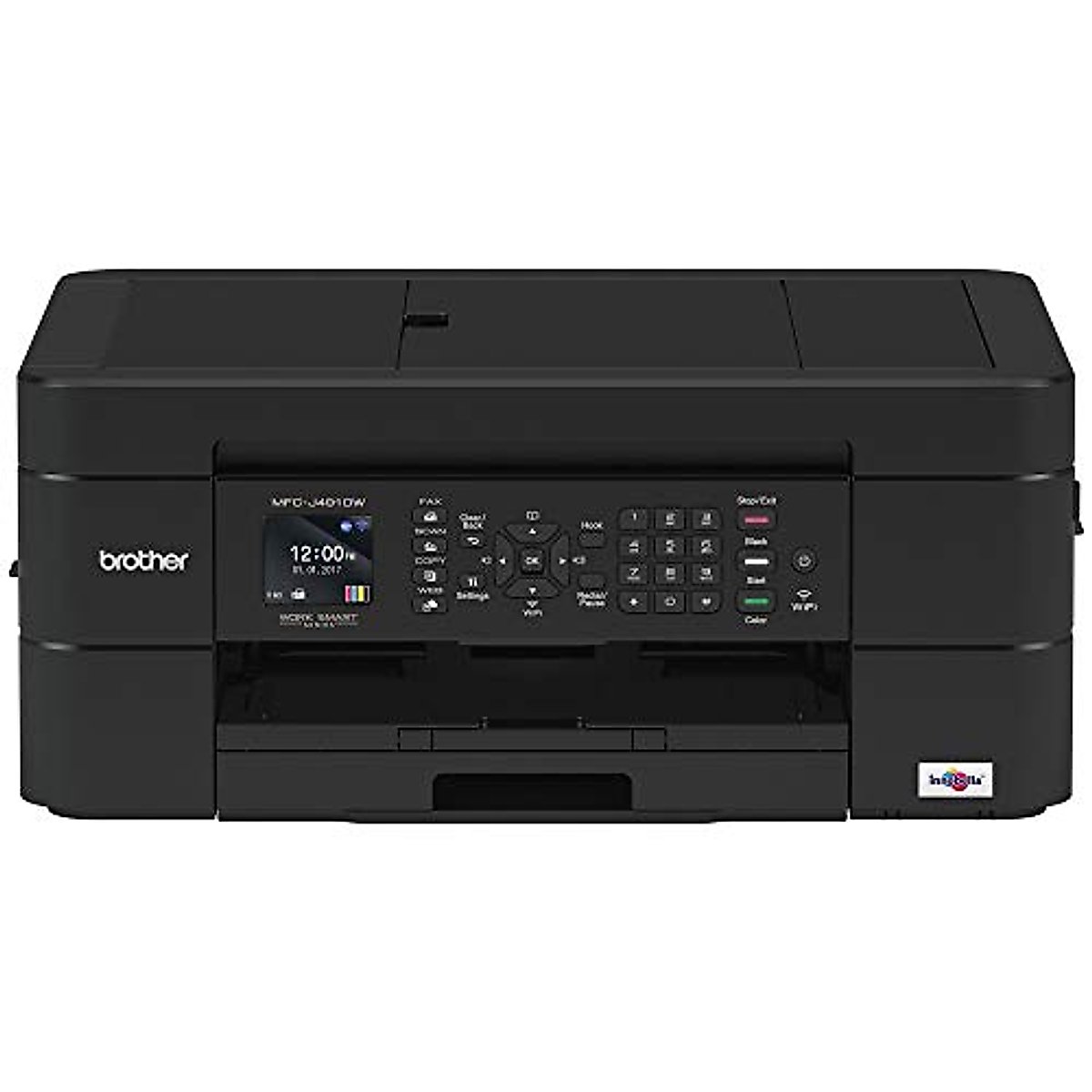 Brother Wireless All-in-One Inkjet Printer, MFC-J491DW, Multi-Function Color Printer, Duplex Printing, Mobile Printing,Amazon Dash Replenishment Enabled (Renewed)