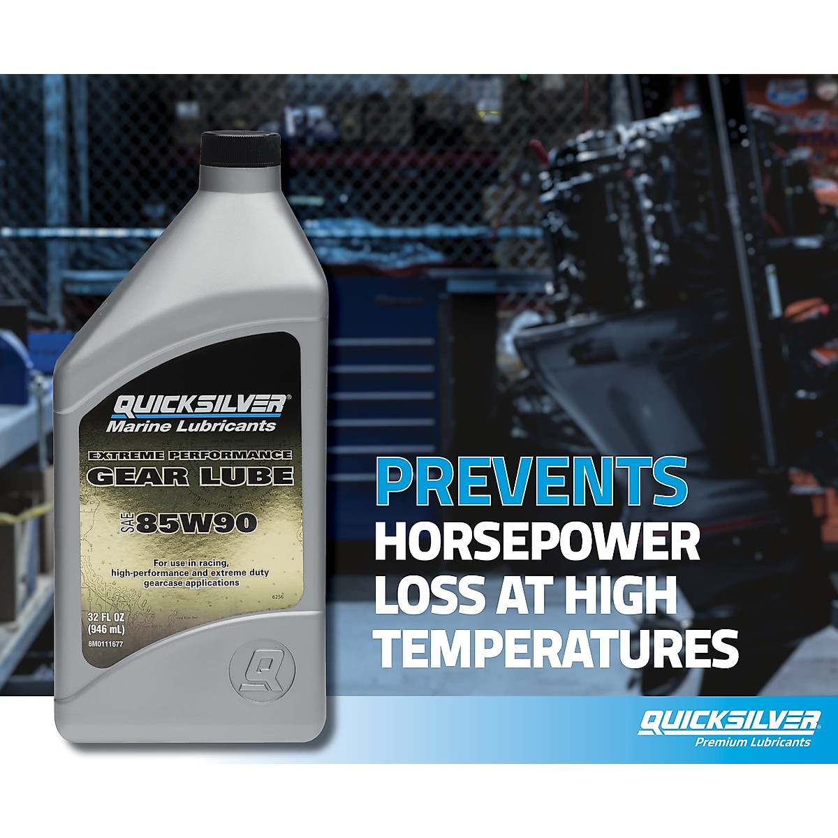 Quicksilver 85W-90 Extreme Performance Gear Lube - 1 Qt.