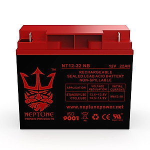 Neptune Brand 12V 22Ah SLA Replacement Jumper Starter Battery for Solar Booster PAC ES2500 (SP12-22)