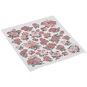 Tattoo King SK129MC-4911 Multicolored Sticker, Classic Roses