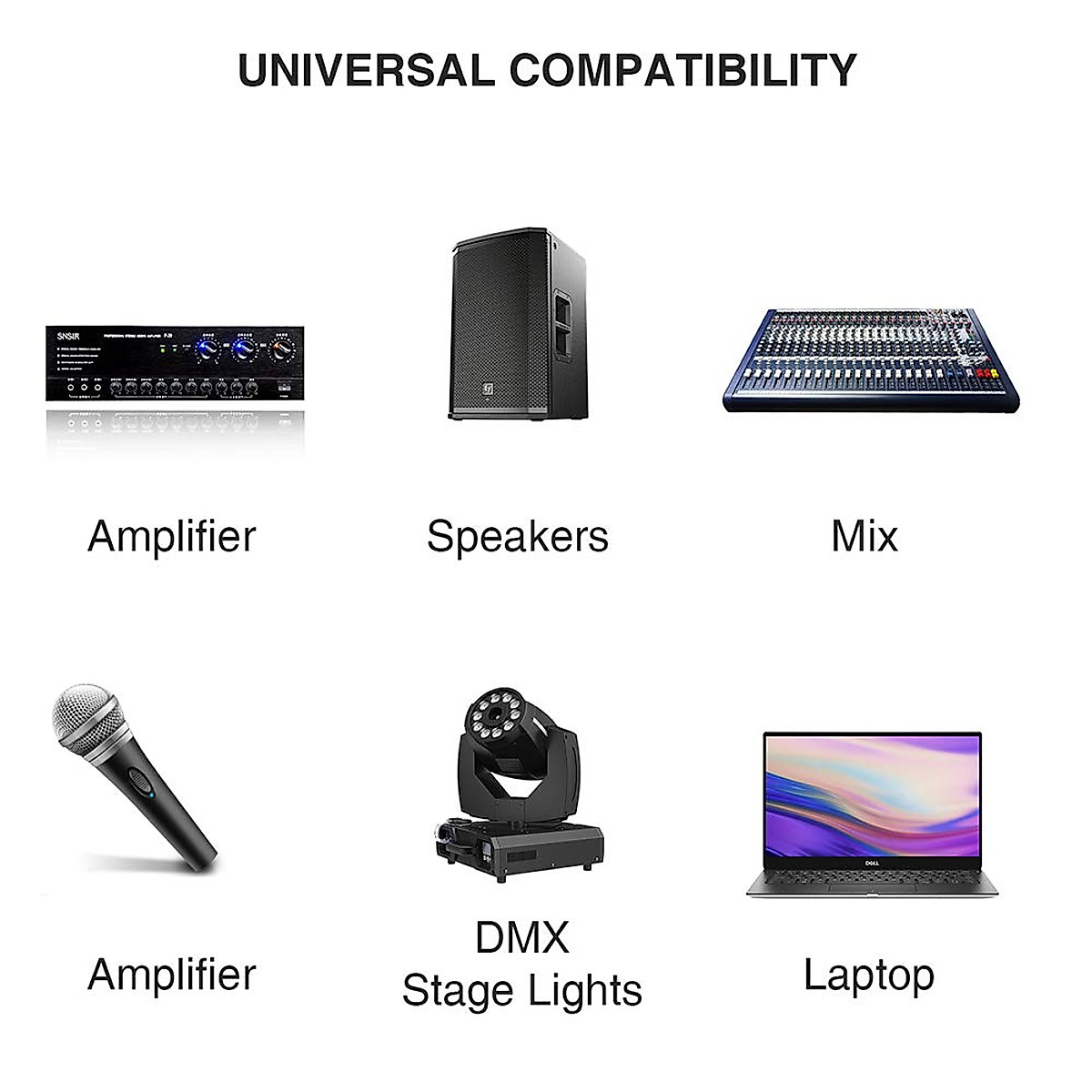 Disino USB Microphone Cable,XLR Female to USB Mic Link Converter Cable for Microphones or Recording Karaoke Sing,10 feet (USB to XLR)