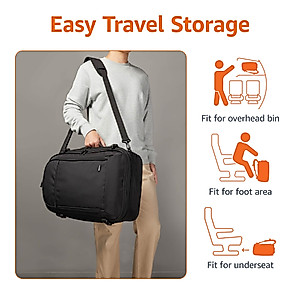 Amazon Basics Carry-On Travel Backpack - Black