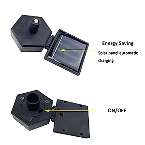 Garden Solar Lights Outdoor, Resin Solar Owl Garden Decor, Owl Shape Waterproof Solar Powered Garden Lights for Garden Lawn, Yard Art, Pathway, Patio Decors (White)