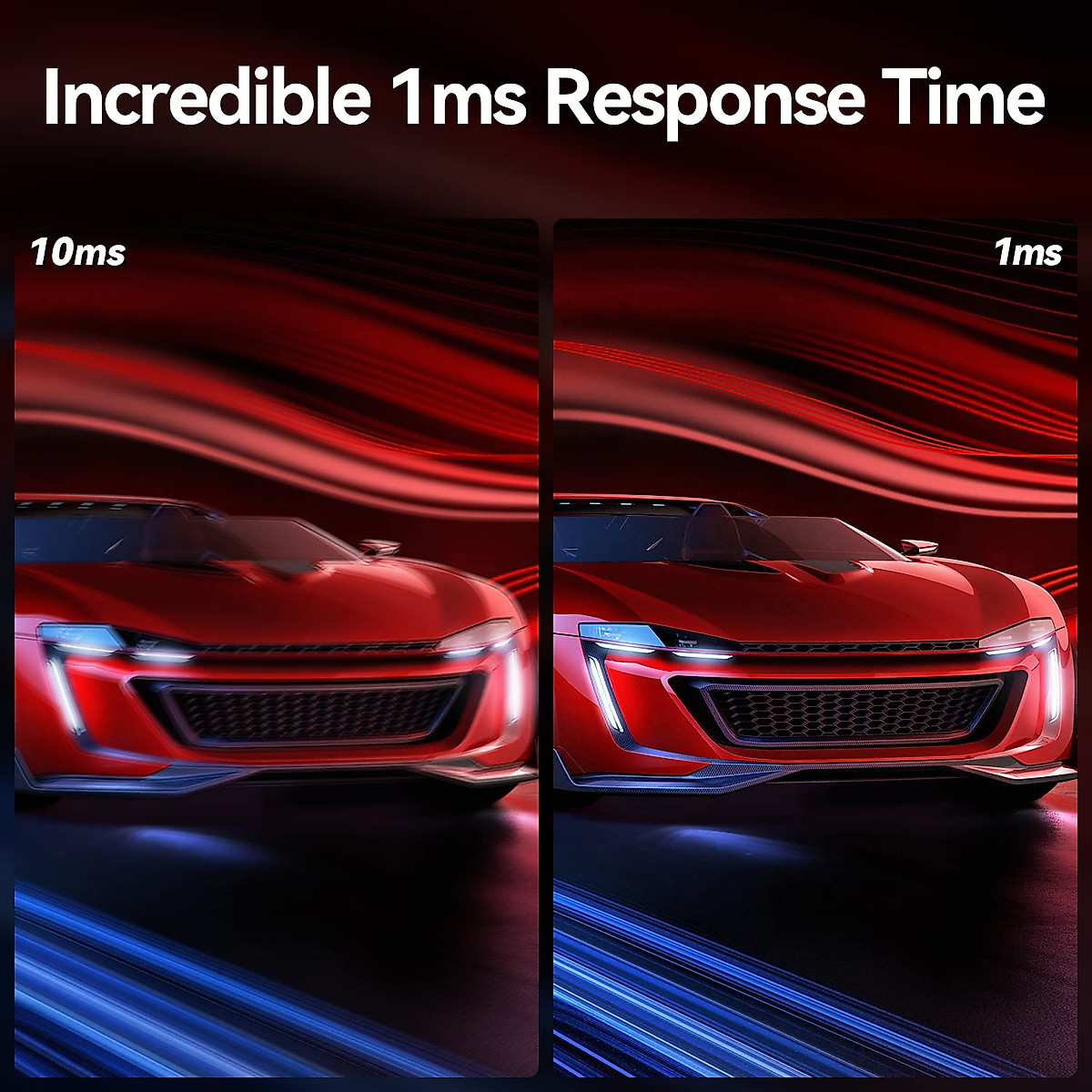 INNOCN 27G1G 27" Gaming Monitor 165Hz / 144Hz / 120Hz 1920 x 1080P FHD 1ms Fast IPS G-Sync Compatible HDMI DisplayPort 99% sRGB LED Computer PC Gaming Monitor, Eye Care, VESA Mountable, Black