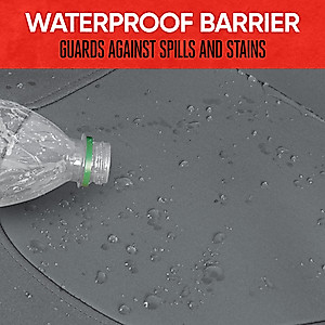 Motor Trend AquaShield Car Seat Covers for Front Seats, Solid Gray – Two-Tone Waterproof Seat Covers for Cars, Neoprene Front Seat Cover Set, Interior Covers for Auto Truck Van SUV