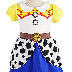 Dressy Daisy Girls Princess Cowgirl Dress Up Costume for Toddler Girls Size 4T