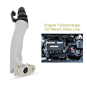 55587854 Turbo Oil Return Pipe Tube Compatible with Chevy Cruze Sonic Trax Buick Encore 1.4L Engine Turbocharger Oil Return Line Replaces 55587854 55569839