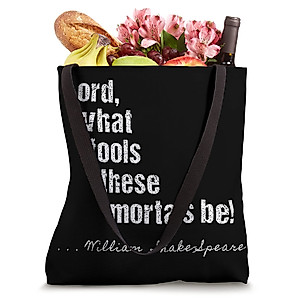 Lord What Fools These Mortals Be Puck Midsummer Night Dream Tote Bag