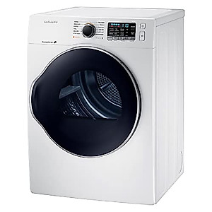 SAMSUNG 4.0 cu. ft. Electric Dryer, Compact Clothes Drying Machine, Stackable for Small Spaces w/ Sensor Dry, 12 Preset Cycles, Reversible Door, Internal Drum Light, DV22K6800EW/A1, White