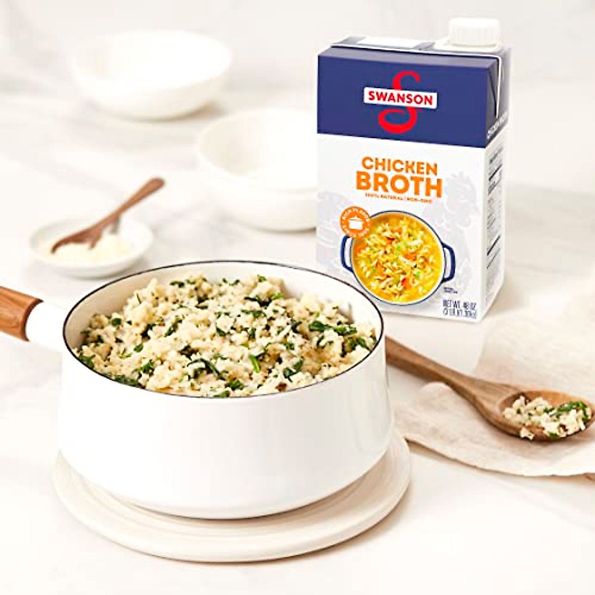 Swanson 100% Natural, Gluten-Free Chicken Broth, 48 Oz Carton