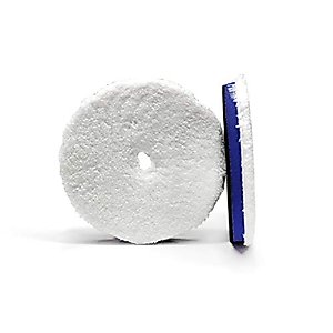 Maxshine Microfiber 5” Polishing Foam Pad for Cutting – Hook and Loop, for DA and Rotary Polishers, Ultra-Soft Microfiber pad