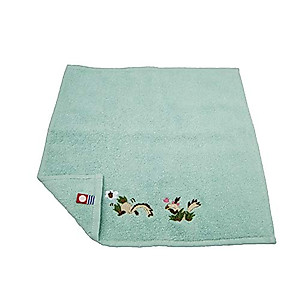 Imabari Towel Ezo-risu Monogatari Towel Handkerchief Hand Towel 10.6" x 10.0" - Made in Japan (3 Color Set)