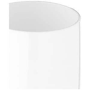 Drinique Unbreakable Stemmed Wine Glasses (Set of 4) 12oz Shatterproof, Reusable Tritan Wine Glasses for Red or White Wine - White