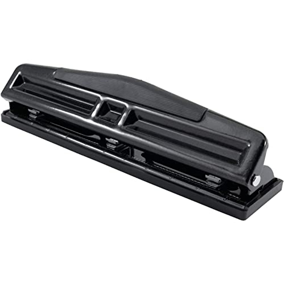 Office Depot(R) 3-Hole Adjustable Punch, Black