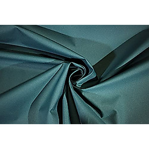 USA Fabric Store Teal Outdoor Coated Marine UV Boat Awning Canvas Fabric Marine One Plus 60 inch W, By the yard