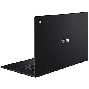 ASUS CX1500CNA Chromebook 15.6" HD Laptop, Intel Celeron N3350 Processor, 4GB RAM, 64GB eMMC Flash Memory, Intel HD Graphics, HD Webcam, Stereo Speakers, Chrome OS, Black, (renewed)
