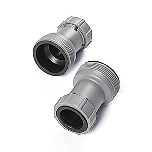 Bestway Flowclear Above Ground Filter Pump Pool Hose Adapter | Hose Diameter Measures 1.5" (38mm) and Connects to 1.25" (32mm) Diameter Pool Valves