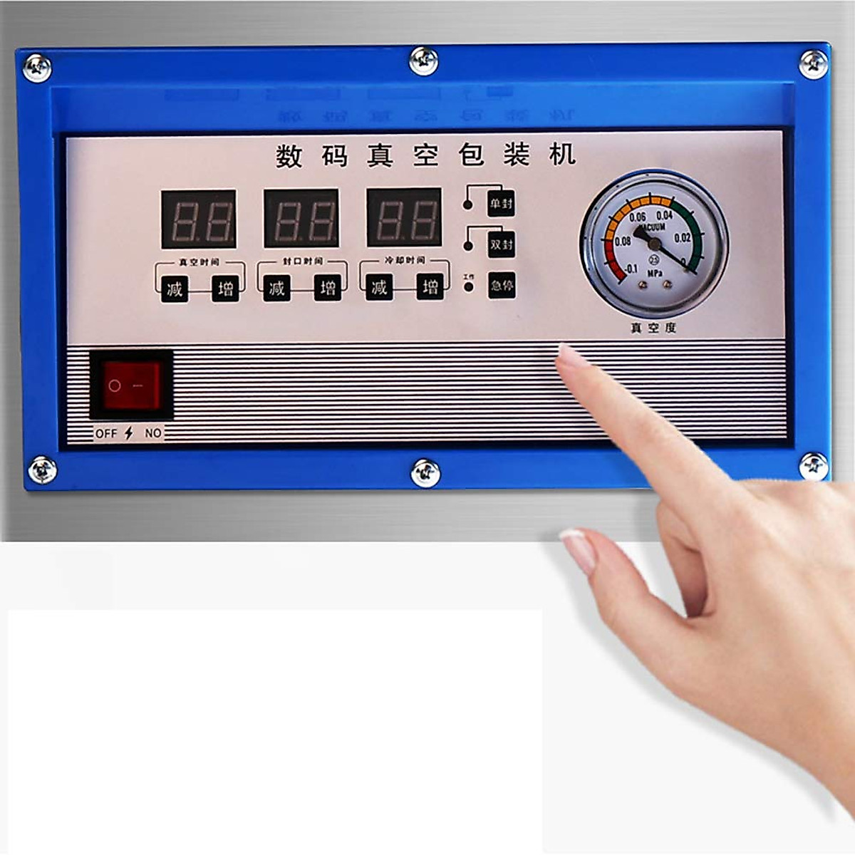 360W Chamber Vacuum Sealer Machine, 110V Commercial Kitchen Food Chamber Vacuum Sealer, with Micro Computer Control and Tight Buckle Design for Home Kitchen and Commercial