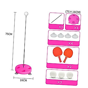 VANZACK Kidcraft Playset 3 Sets Robot Toys Toy for Kids Childrens Toys kidcraft playset Table Tennis Training Tool Sports Training Toy for Children Elastic Accessories Individual