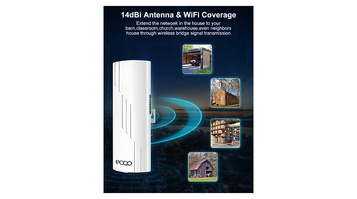 Outdoor Wireless Bridge for Starlink - 100Mbps Extension