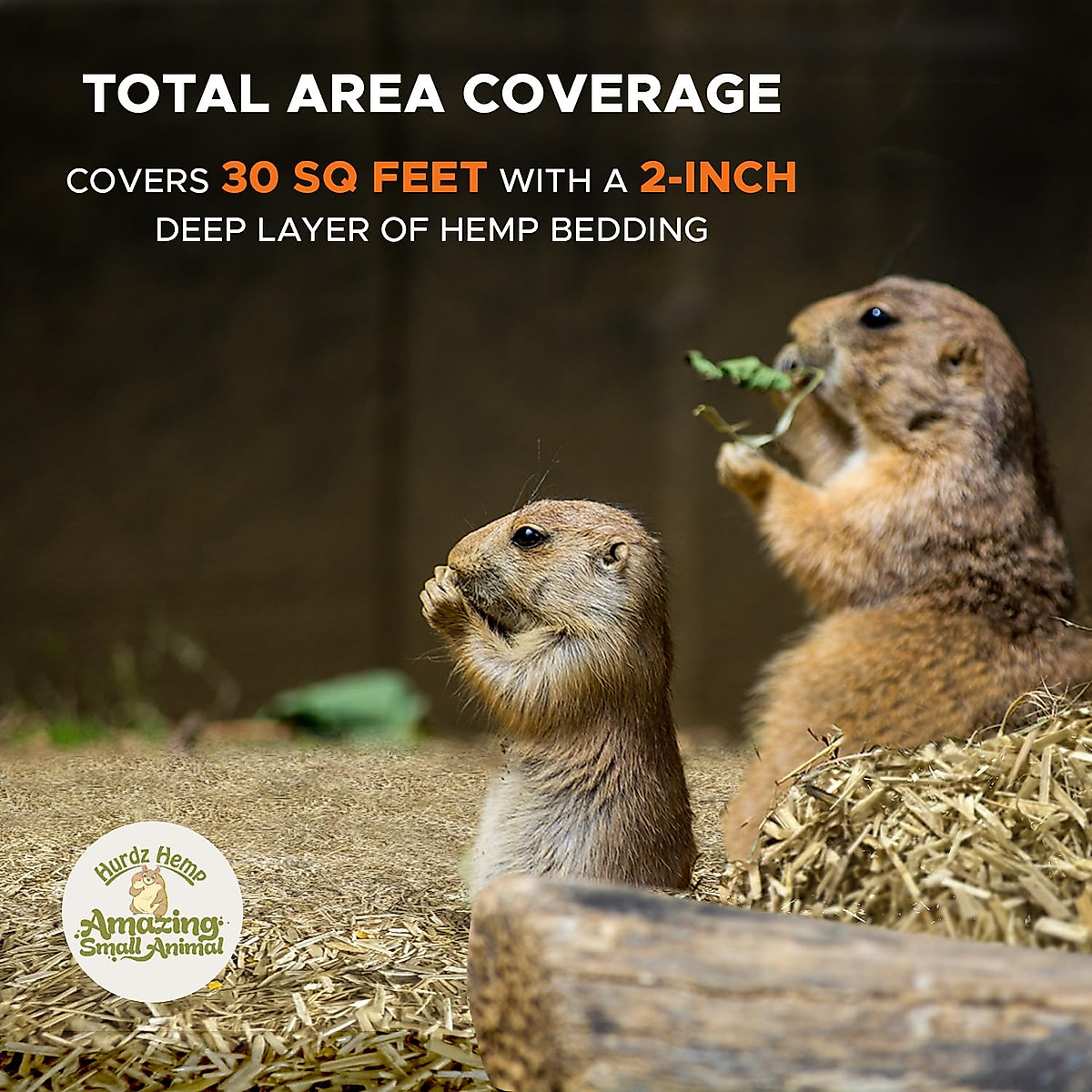 [33lbs] Hemp Bedding for Chickens - Made from 100% Natural Hemp - Superior Absorption & Odor Control- Eco-Friendly Hemp Bedding for Chickens - Easy Maintenance Hemp Bedding for Small Animals