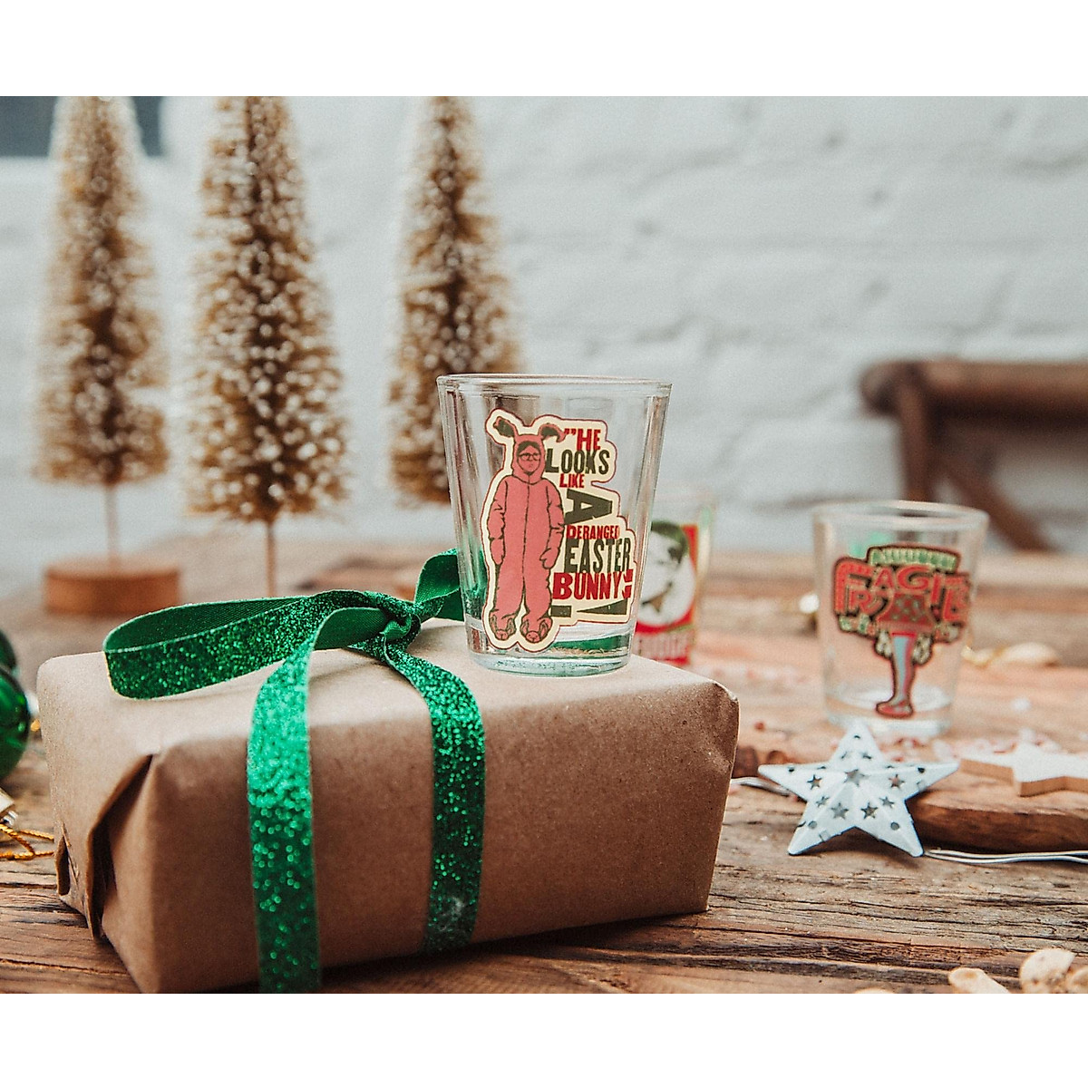 A Christmas Story Quotes 2-Ounce Mini Shot Glasses | Set of 4