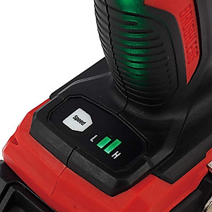 SKIL 2-Tool Kit: PWRCore 12 Brushless 12V 1/2 Inch Cordless Drill Driver and 1/4 Inch Hex Impact Driver, Includes 2.0Ah Lithium Battery and Standard Charger - CB738401, Red