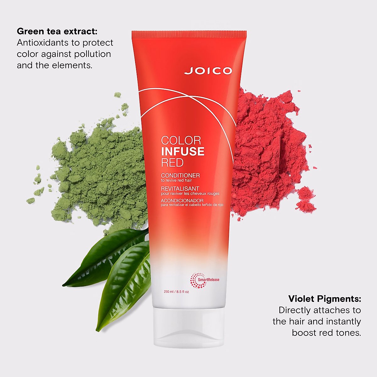 Joico Color Infuse Red Conditioner, 8.5 Fl Oz, Nourishes, Protects and Revives Vibrancy of Red Hair