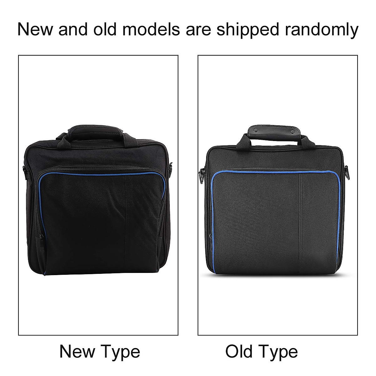 Kuuleyn PS4 Carrying Case Travel, Carrying Case for PS4, Portable Handbag Travel Storage Bag Fully Protective Shoulder Bag Waterproof for Ps4 Pro PS4 Slim