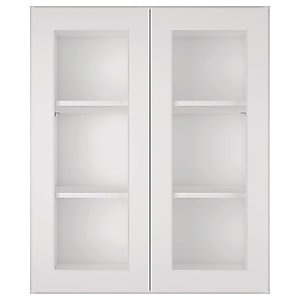 LOVMOR Wall Mounted Cabinet, Medicine Cabinet, Over-The-Toilet Storage with Soft Close Door & Adjustable Shelf for Bathrooms, Kitchens(Glass Not Included).