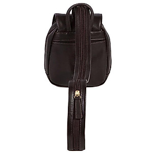 Scully Women's Poppi Leather Mini Backpack Chocolate One Size