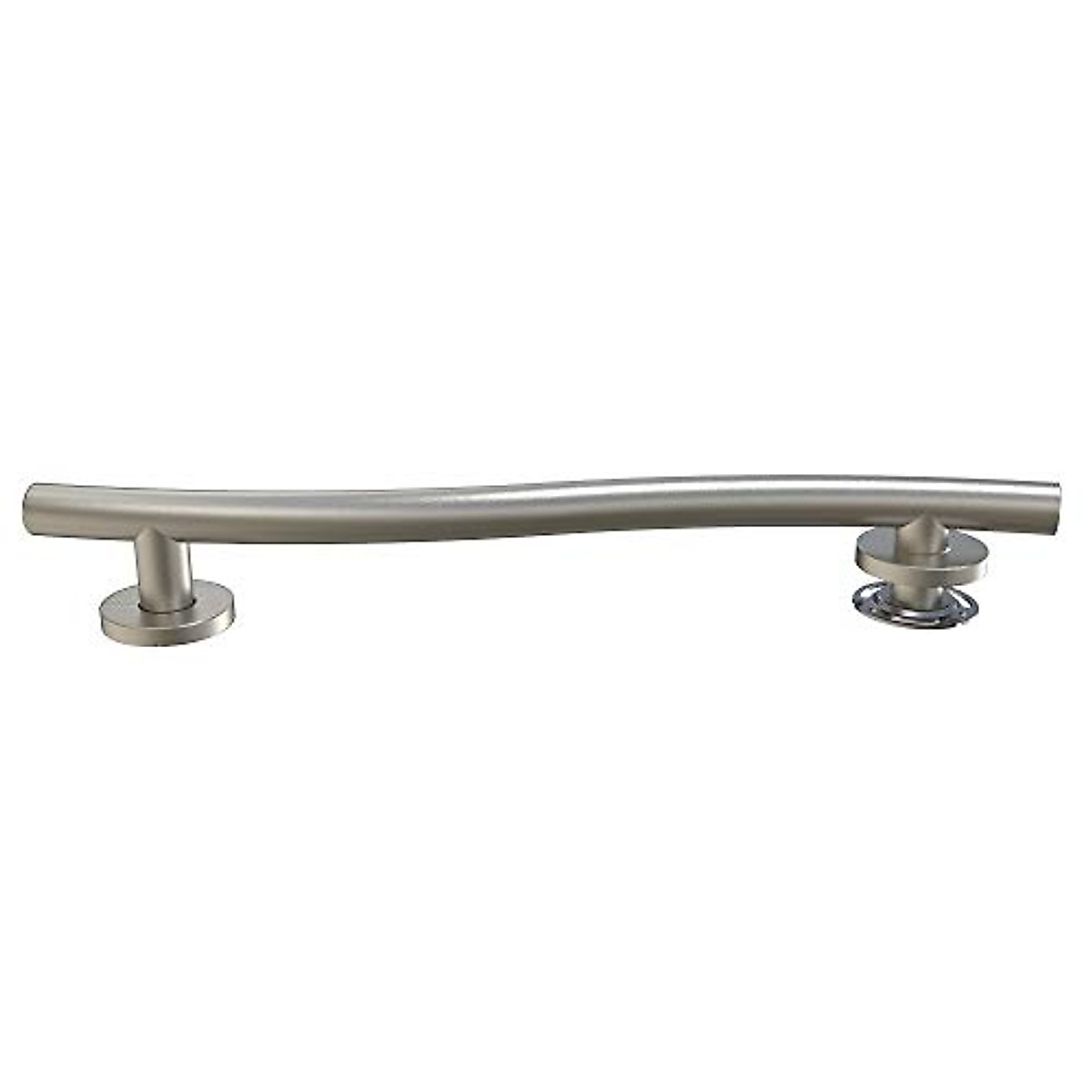 Keeney GB2022-16BN Wave Grab Bar 1.25 Dia x 16 In., Brushed Nickel