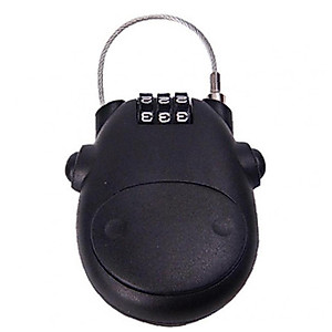 Froiny Retractable Cable Lock Mini Lock Number Padlock Luggage Locks with Cable for Suitcases Bike Snowboard Stroller