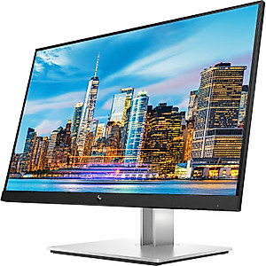 HP EliteDisplay E24 G4 24 Inch 1920 x 1080 Full HD IPS LED-Backlit LCD Monitor Bundle with HDMI, VGA, DisplayPort, Gel Mouse Pad, and MK270 Wireless Keyboard and Mouse Combo