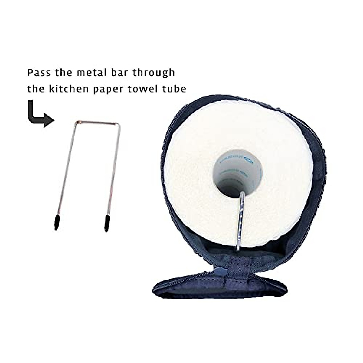 Olve Kitchen Paper Towel Holder Hanging Paper Towel Dispenser Cover for Kitchen, Camping Outdoor (Mint)